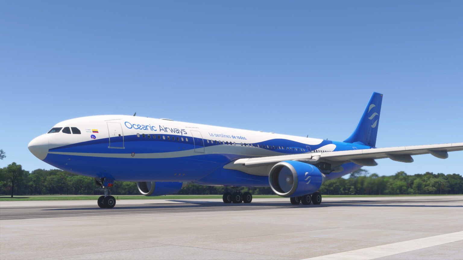 Oceanic Airways presenta su nueva livery para el Airbus A330-200 en Microsoft Flight Simulator ...